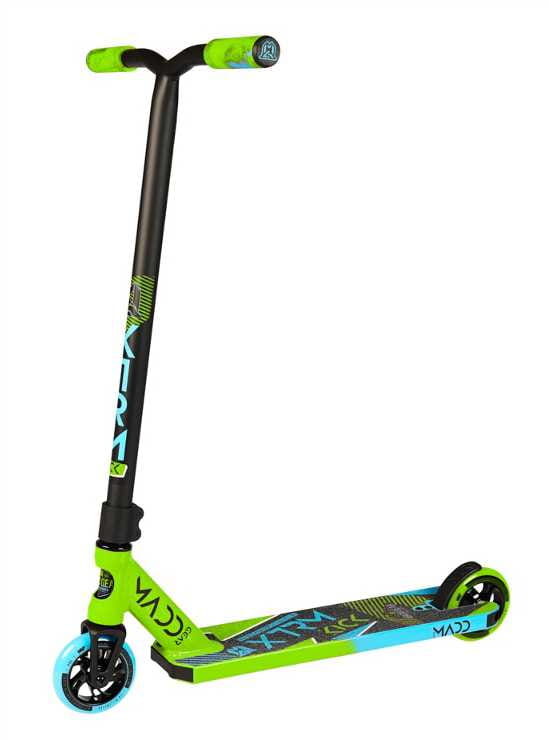 Madd Gear Kick Extreme MGP Stunt Scooter Green Blue